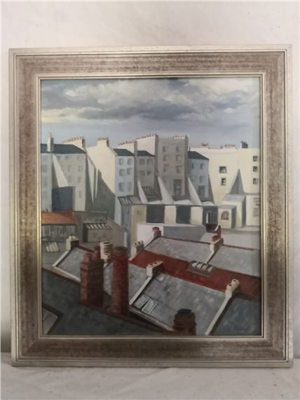 M. Croxton Powell | view of rooftops with buildings in the background ...