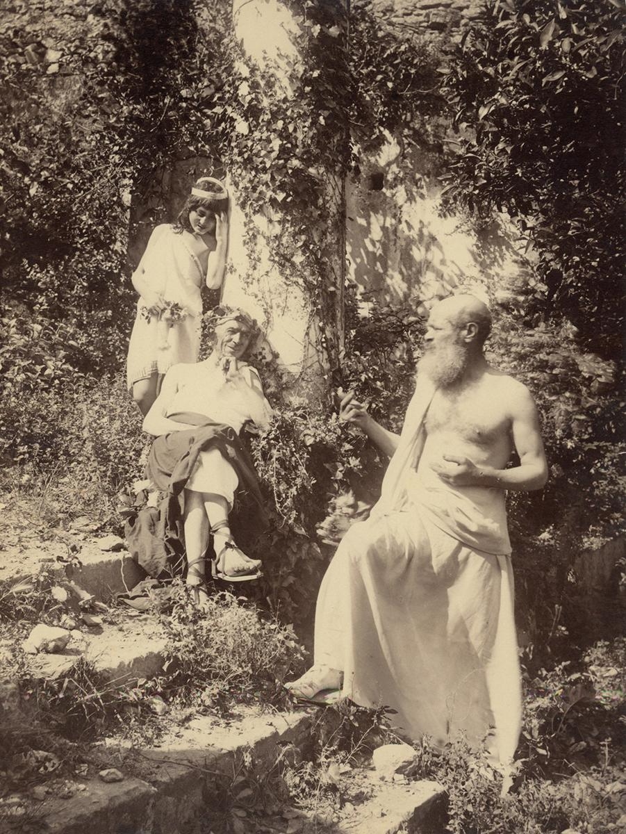 Baron Wilhelm van Gloeden | Two Ancient Greek Philosophers in a Garden ...
