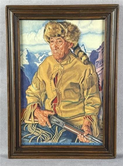 Winold Reiss | Winold Reiss Glacier National Park Calendar Top | MutualArt