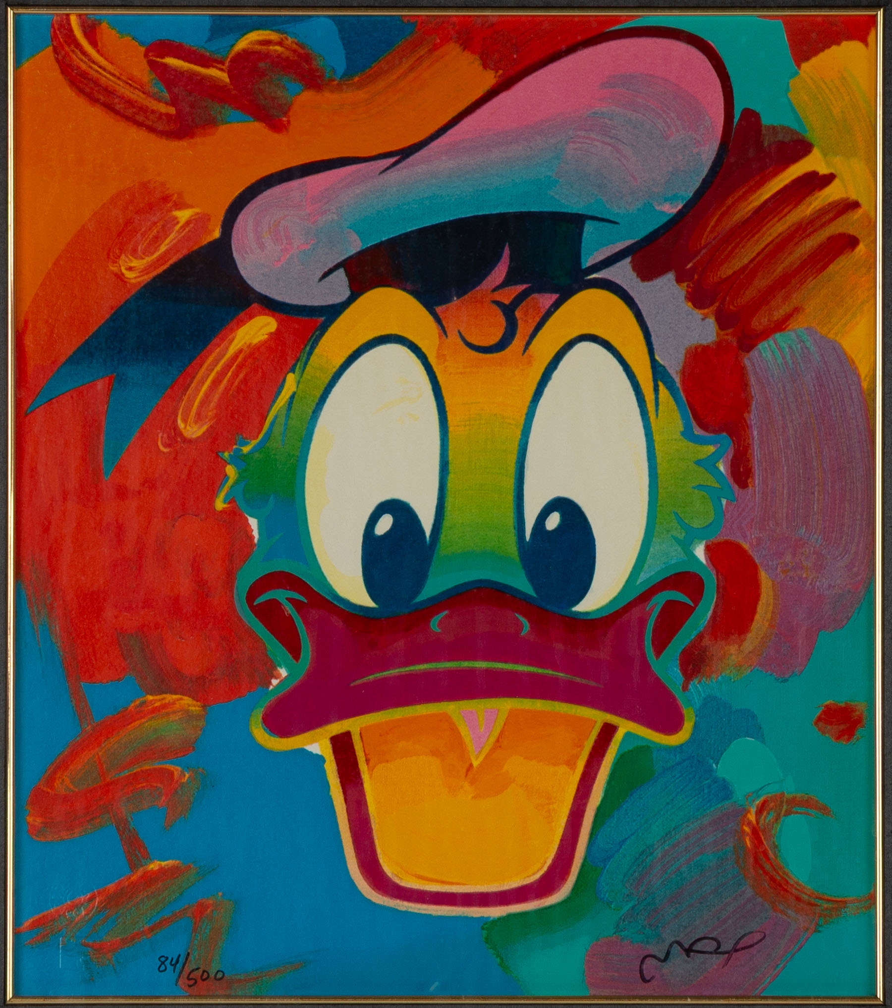 Peter Max | Donald Duck (1996) | MutualArt