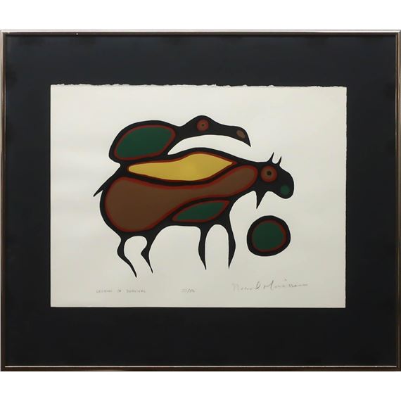 Norval Morrisseau | LEGEND OF SURVIVAL | MutualArt