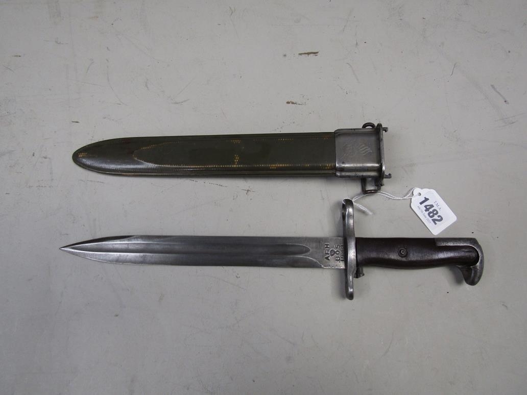 Blade | US ARMY WORLD WAR II BAYONET, BLADE INSCRIBED AFH US (1943 ...