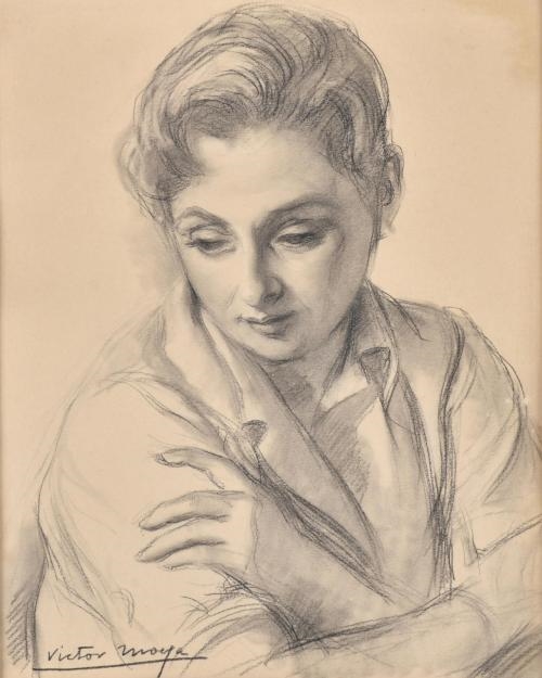 Victor Moya Calvo | 'Woman's portrait' | MutualArt