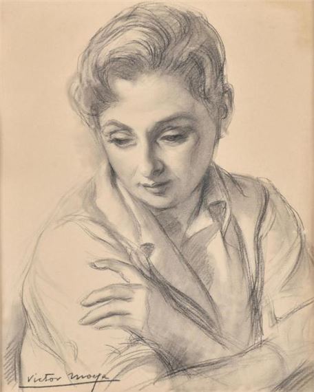 Victor Moya Calvo | 'Woman's portrait' | MutualArt