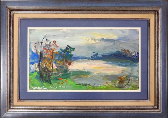 Vassyl Khmeluk | Pond in Sologne | MutualArt