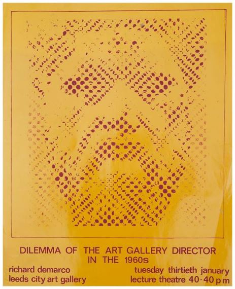 Richard Demarco | Demarco Lecture poster, Leeds 1960s (1960s) | MutualArt