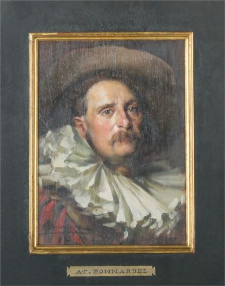 Alexandre François Bonnardel | Portrait d’un homme à la fraise | MutualArt