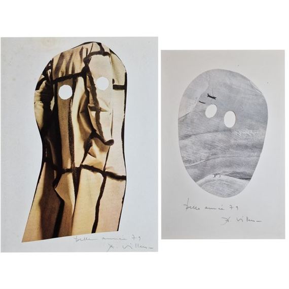 André Villers | Faces TWO COLLAGES (1979) | MutualArt
