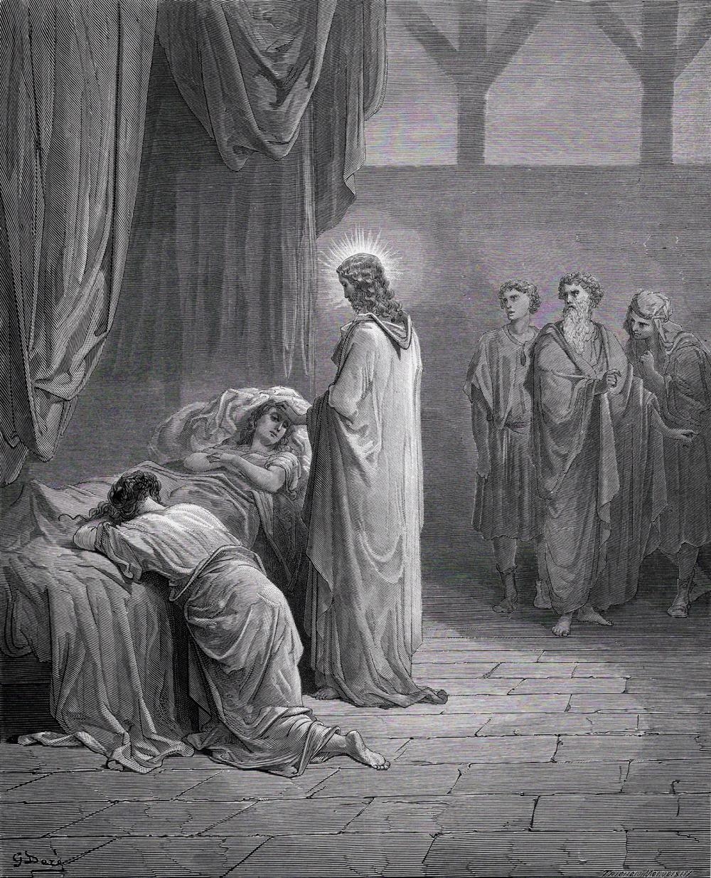 Gustave Doré | Jesus Heals Jairus’s Daughter (1880) | MutualArt