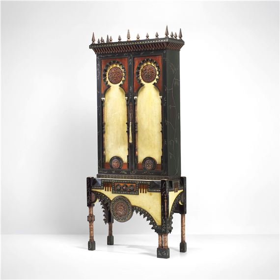 Carlo Bugatti | Rare storage cabinet (Circa 1900) | MutualArt