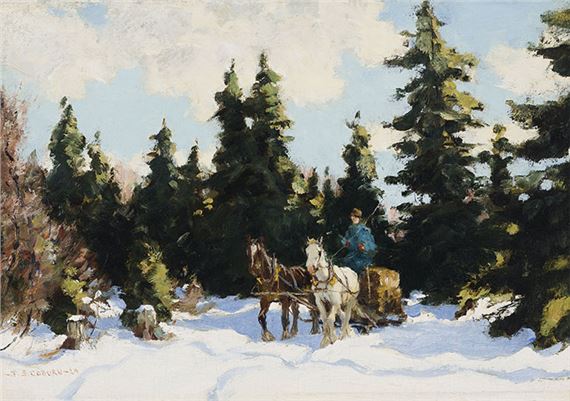Frederick Simpson Coburn | On the Melbourne Road, Eastern Townships ...