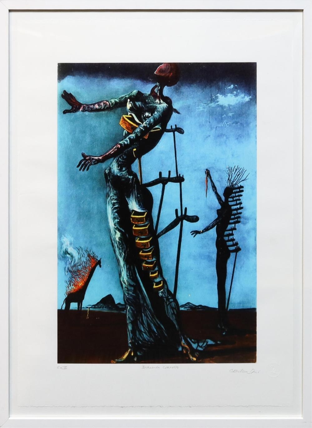 Salvador Dalí | Burning Giraffe | MutualArt
