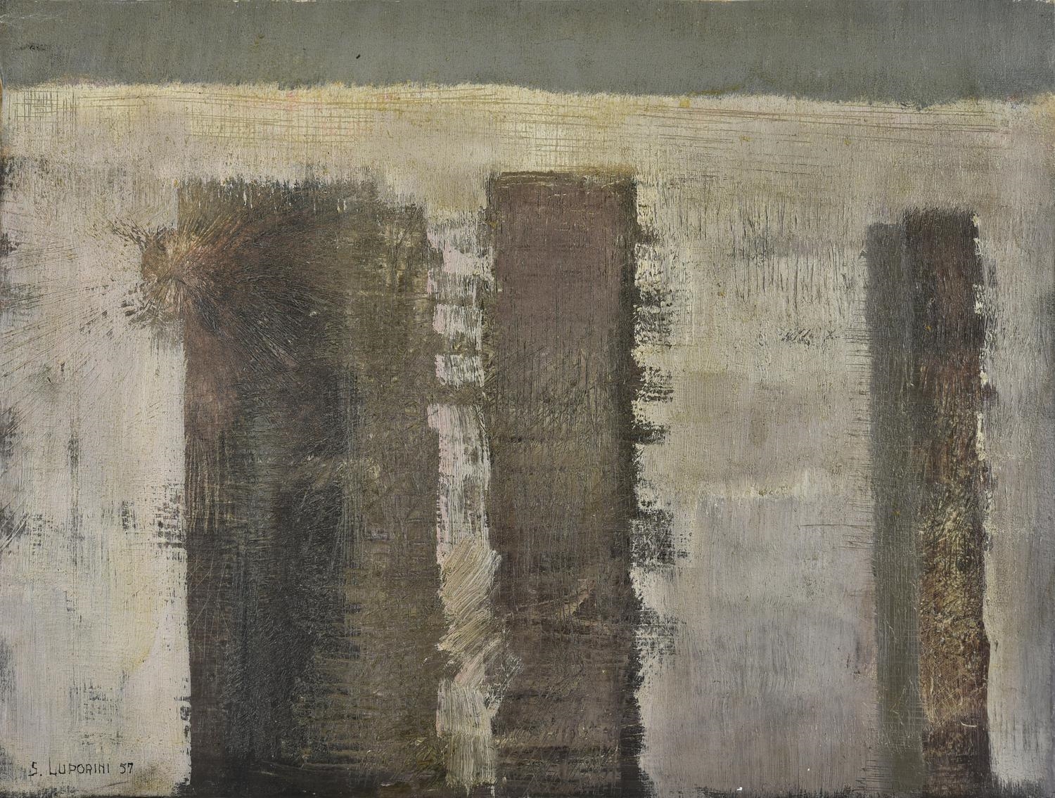 Sandro Luporini | Sandro Luporini (1930) SENZA TITOLO (1957) | MutualArt