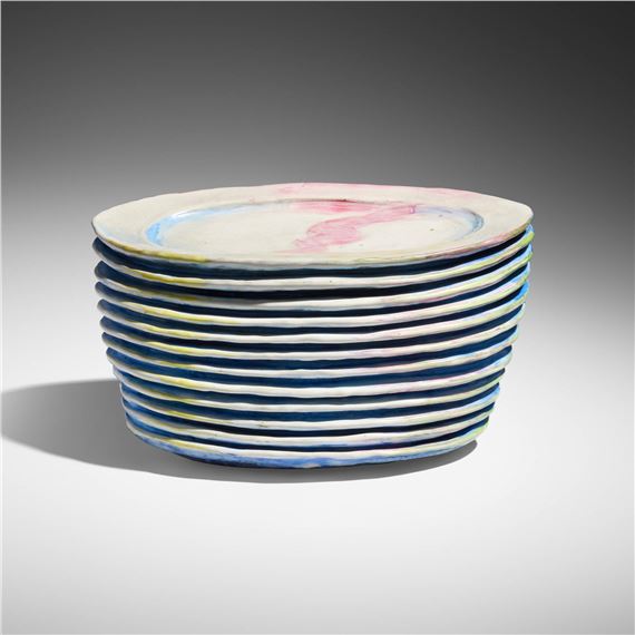 Robert Carston Arneson | Stack of Plates (1970) | MutualArt