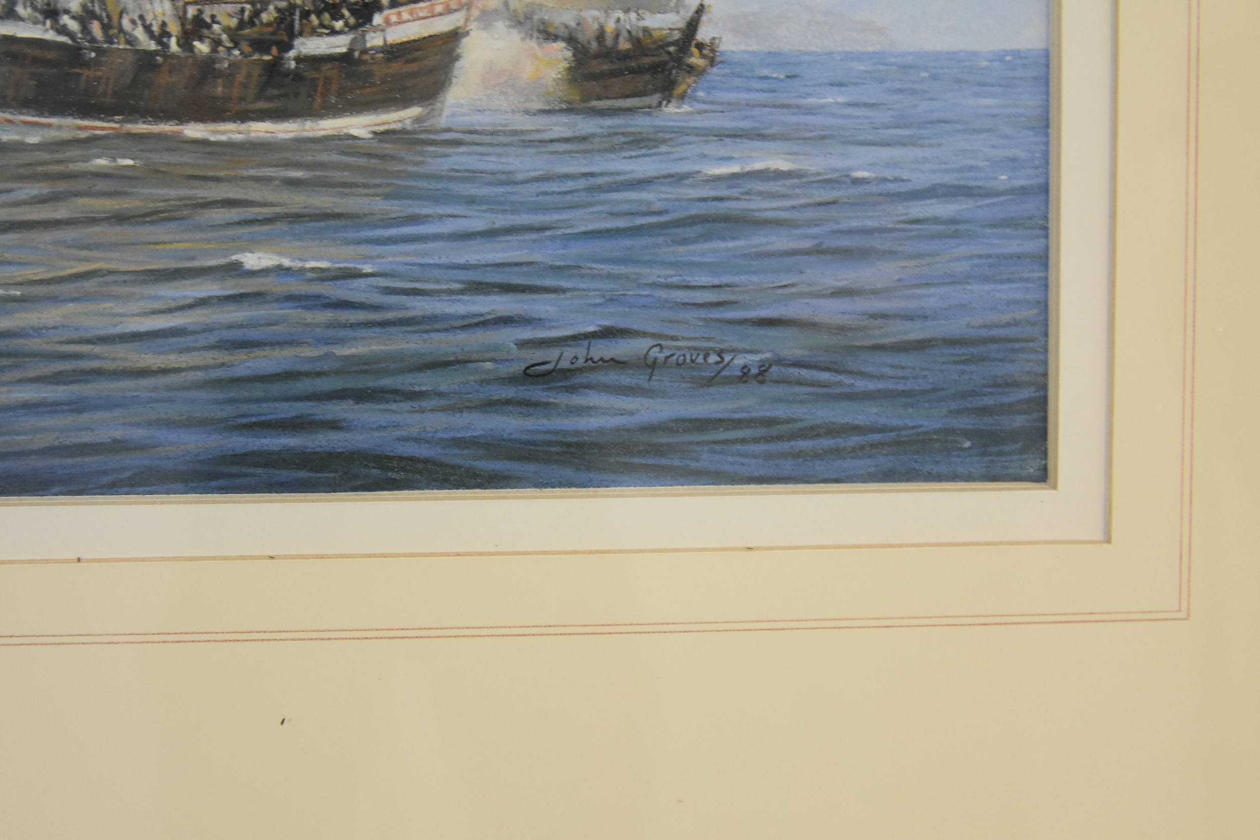 John Michael Groves | East Indiamen and Pirate Dhows in the Strait of ...