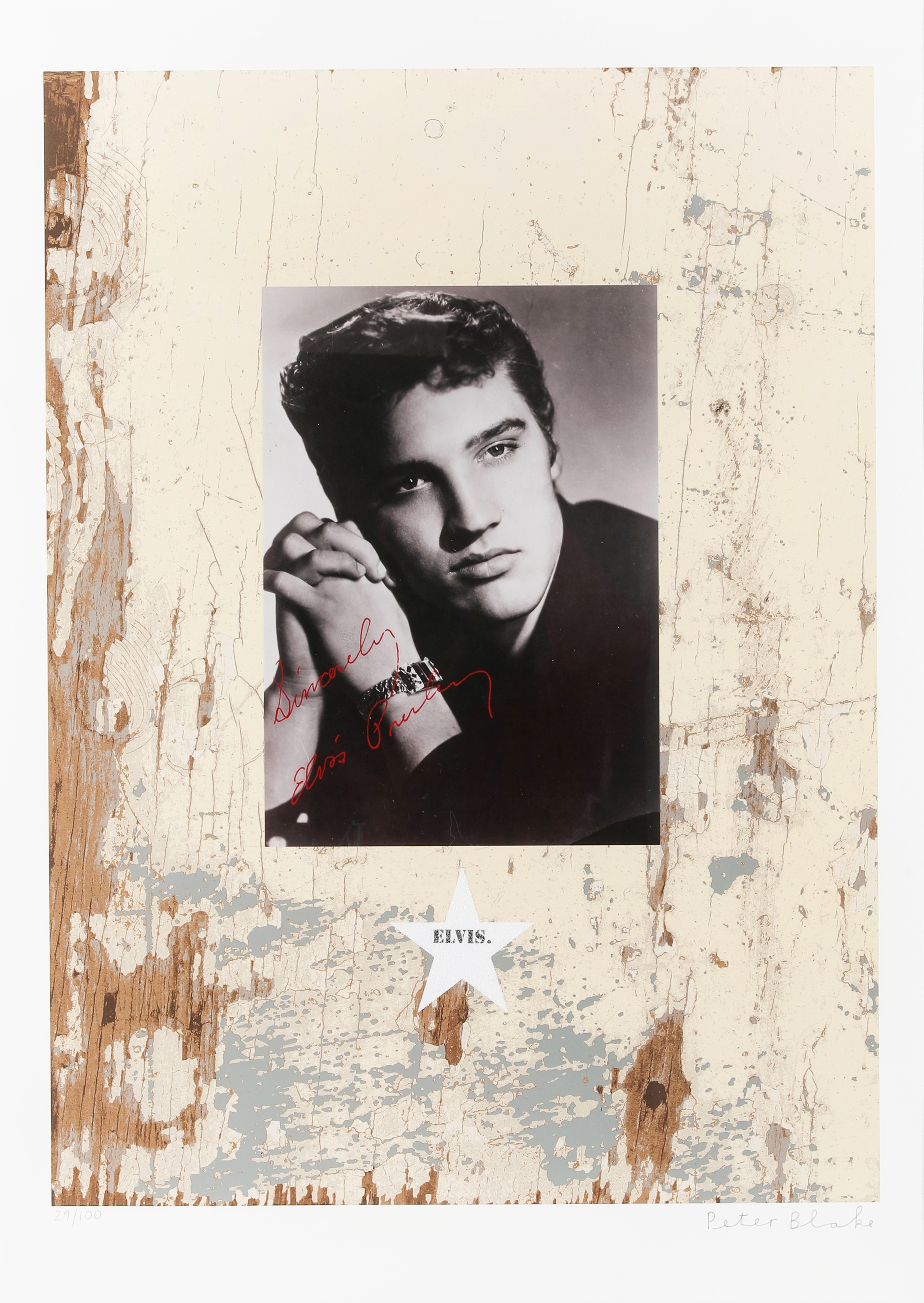 Peter Blake | Elvis (2010) | MutualArt