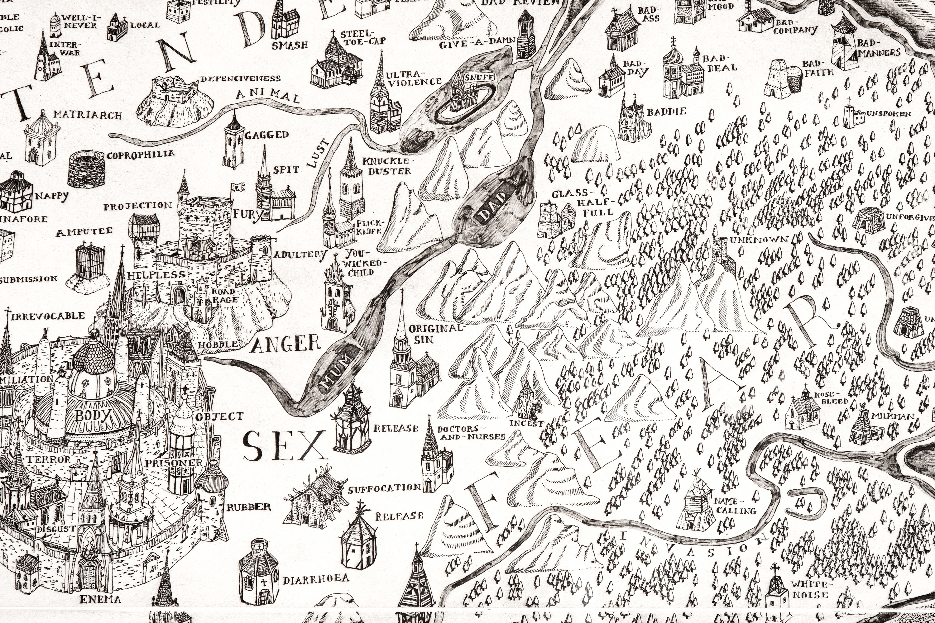 Grayson Perry | Map of an Englishman (2004) | MutualArt