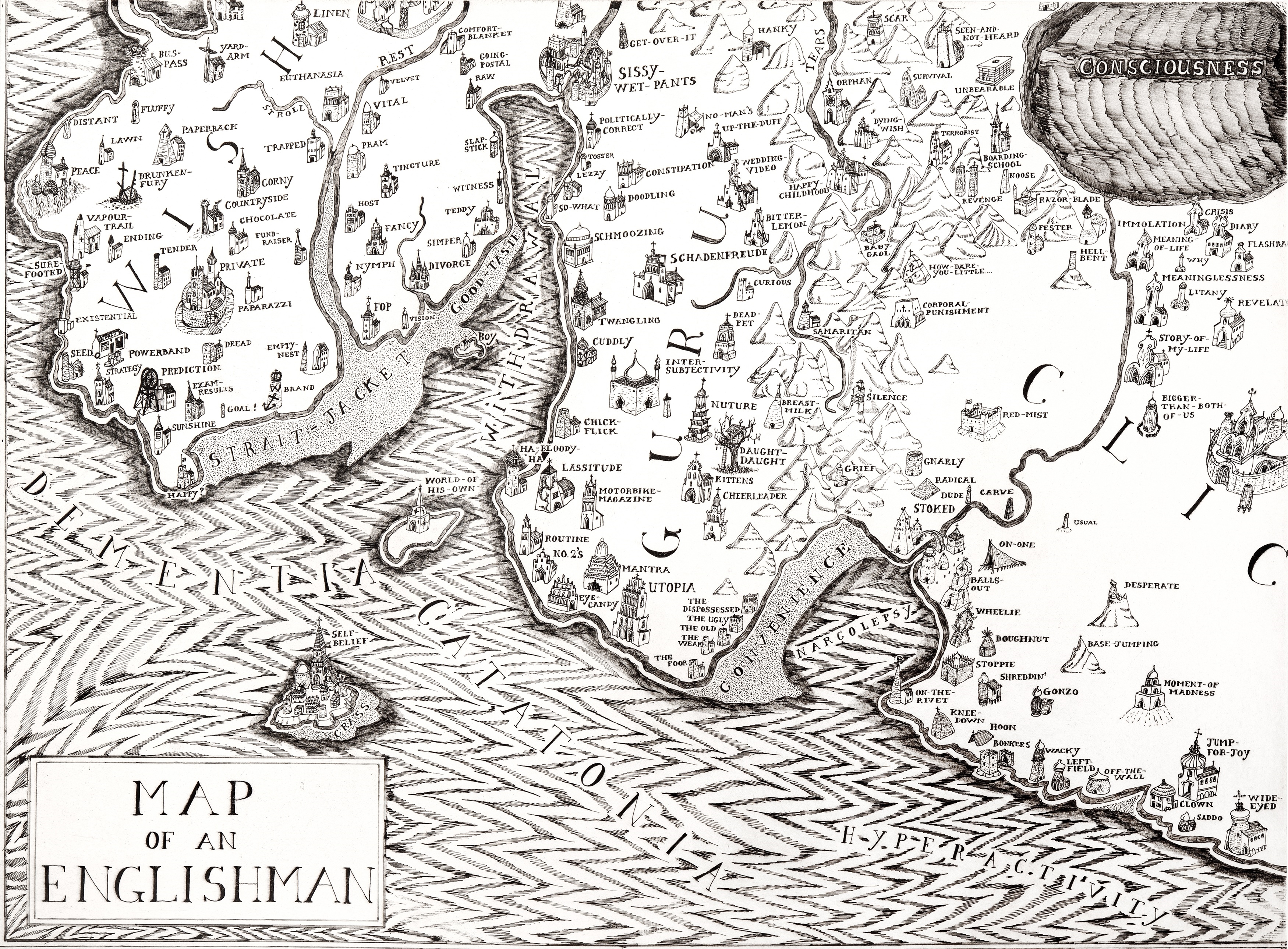 Grayson Perry | Map of an Englishman (2004) | MutualArt