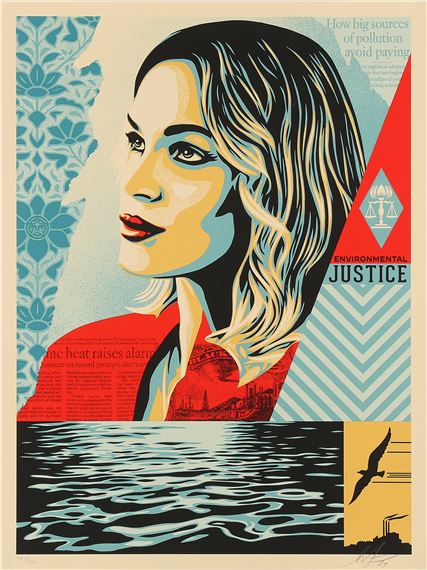 Shepard Fairey | Environmental Justice (2024) | MutualArt