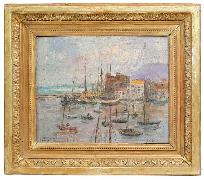 William Slocum Davenport | The Port of Cannes (1928) | MutualArt