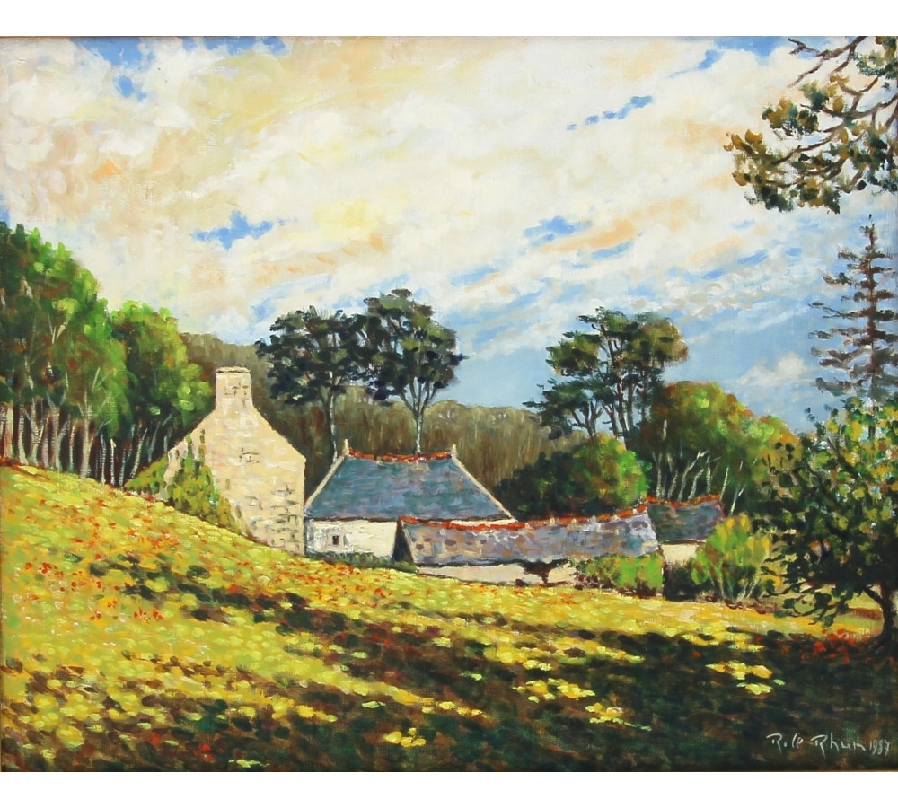 Robert Le Rhun | Le moulin de place An Tolou, 1994 | MutualArt