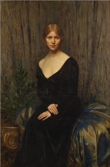 Arthur Hacker | Portrait of Mrs Ramsay (1917) | MutualArt