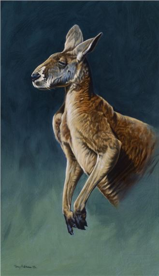 Tony Pridham | TONY PRIDHAM Big Red Kangaroo 1993 (1993) | MutualArt