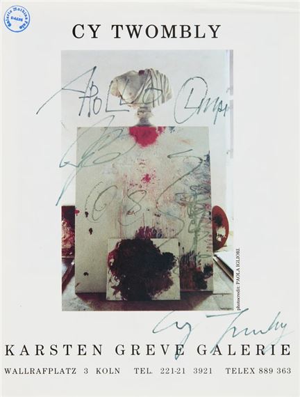 Cy Twombly | Untitled (1961) | MutualArt