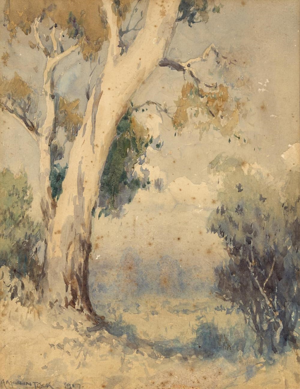 Alexander C. McClintock | Landscape (1917) | MutualArt