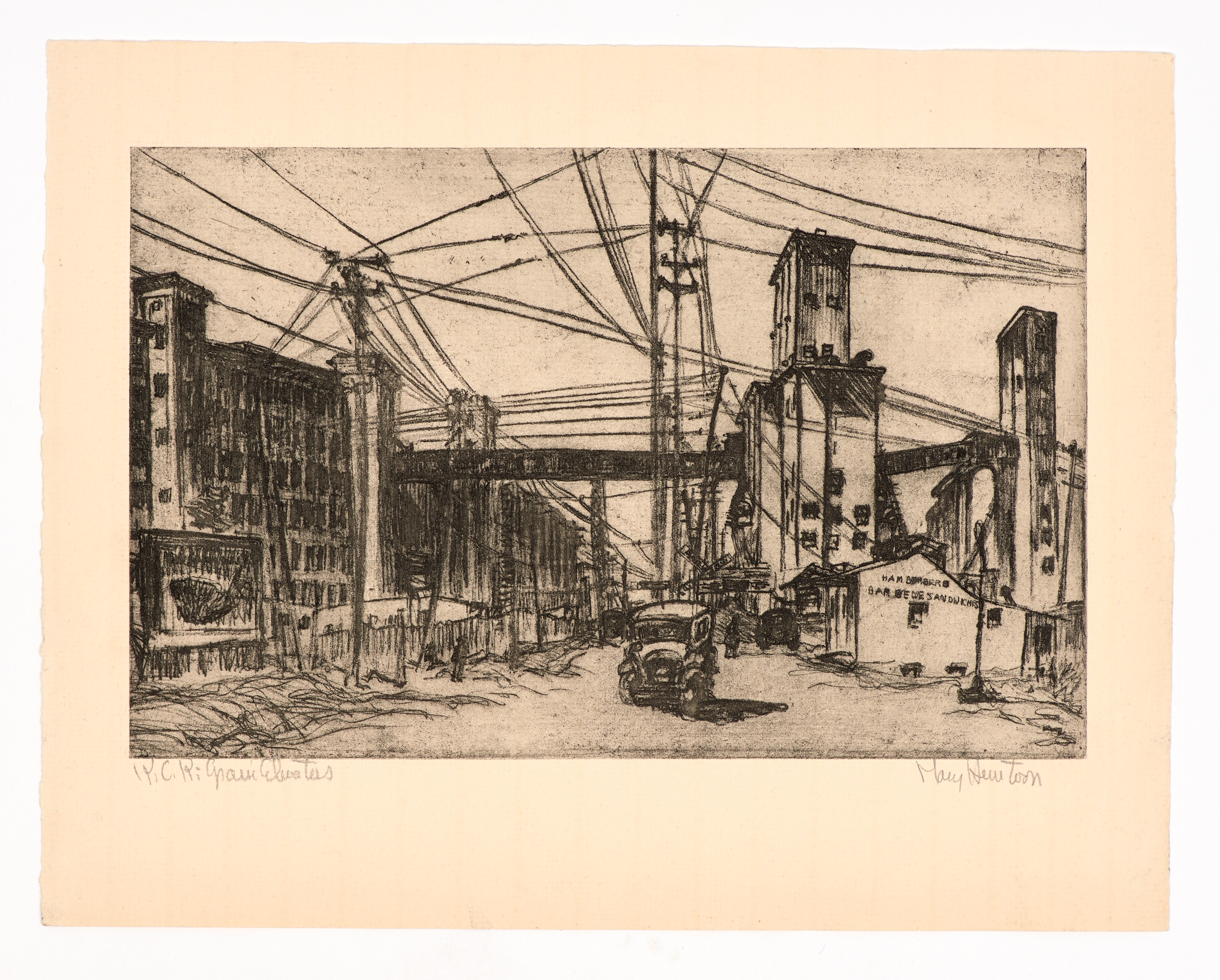 Mary Huntoon | K.C.K. Grain Elevators (1936) | MutualArt