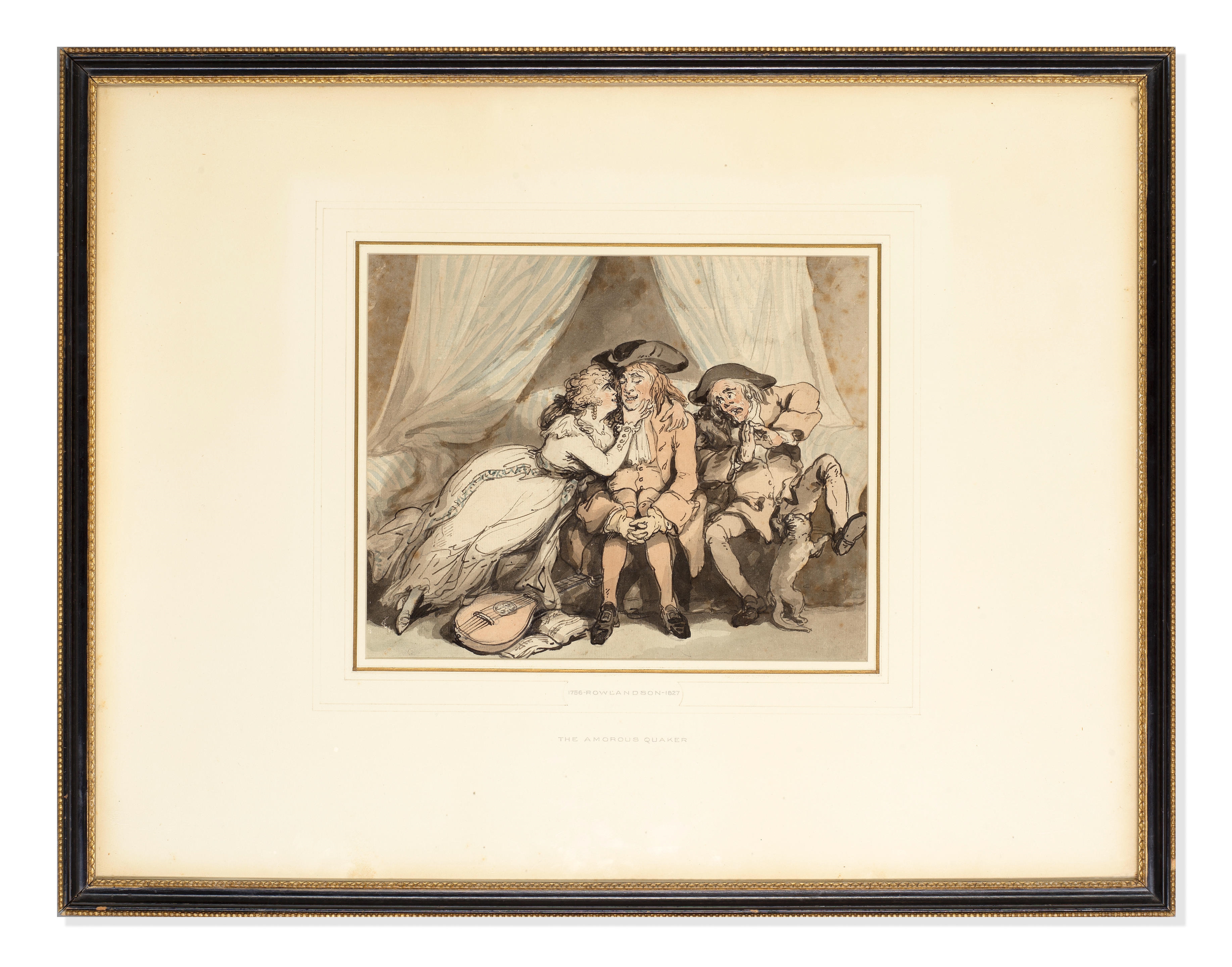 Thomas Rowlandson | The Amorous Quaker | MutualArt