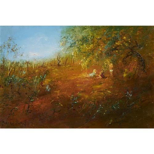 David Boyd | Children Under the Wattle Tree | MutualArt