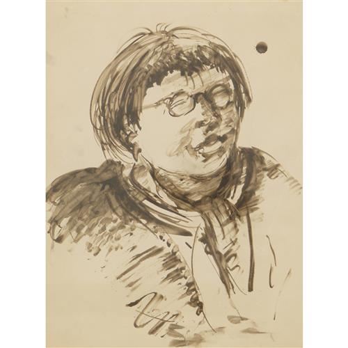 Arthur Merric Bloomfield‏ Boyd | Head Study with Glasses | MutualArt