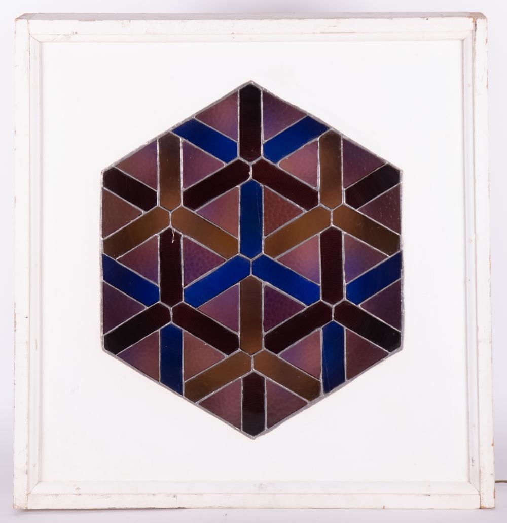 John Wehmer | The stained glass is in a handcrafted box that ...