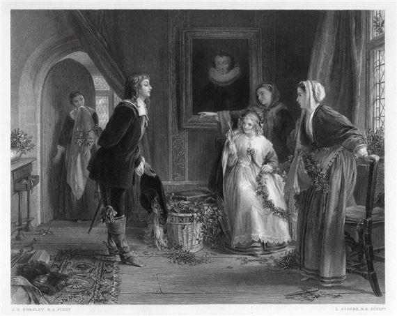 John Calcott Horsley | John Callcott Horsley 1800s Engraving Detected ...