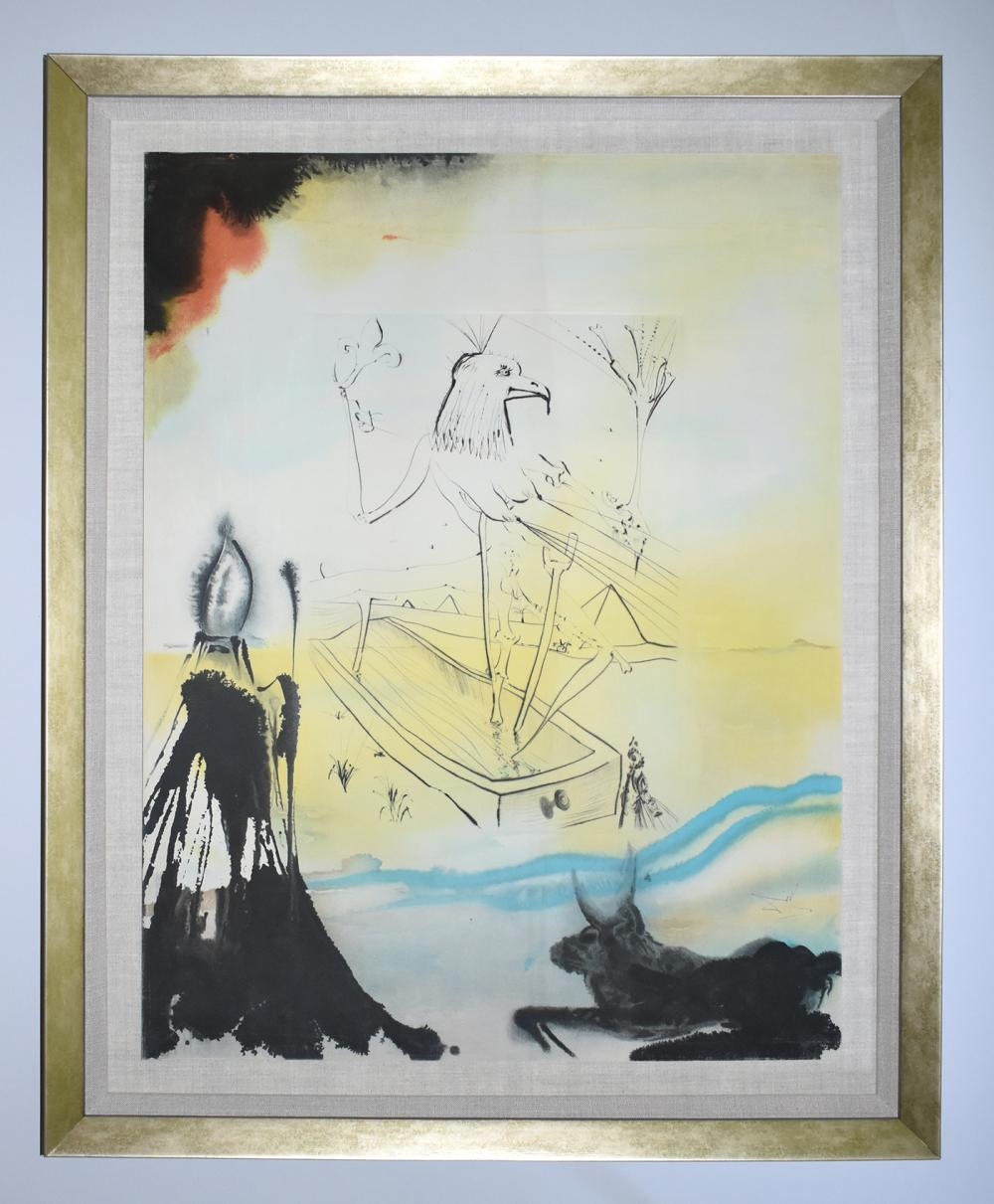 Salvador Dalí | Salvador Dali Moses Monotheism Etching/Lithograph ...