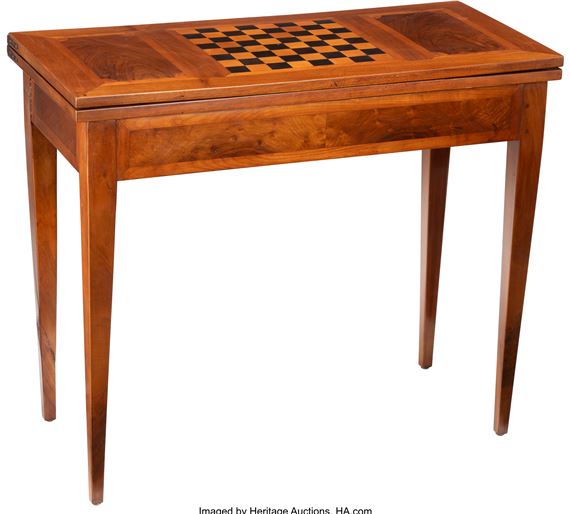 Jack Palance | A French Biedermeier Fruitwood Game Table (Circa 1800 ...