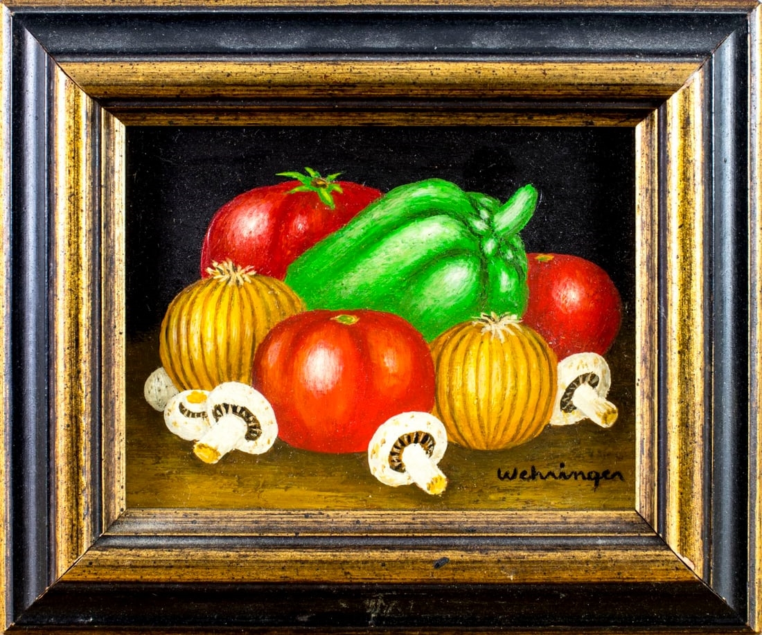 Charles Wehringer | Still Life with Vegetables and Mushrooms | MutualArt