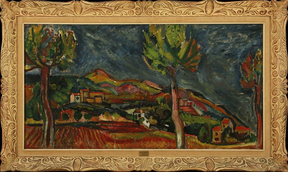 Pinchus Krémègne | Landscape (1916) | MutualArt
