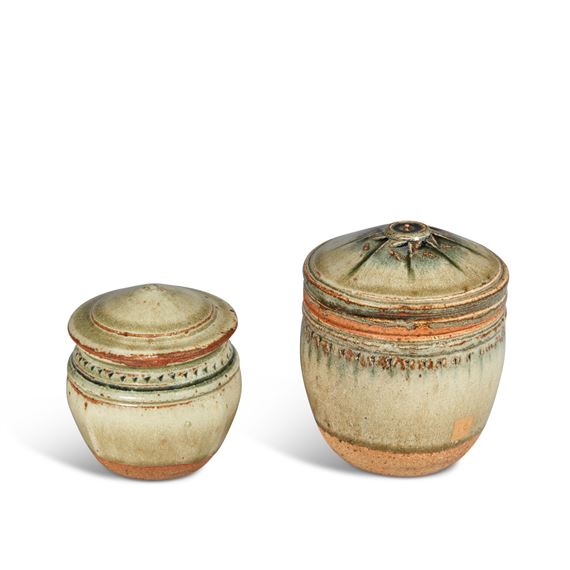 Richard Batterham | Two Lidded Vessels (Late 1980s) | MutualArt