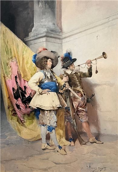 Gustavo Simoni | The standard Bearer and the Herald (1845 - 1926 ...