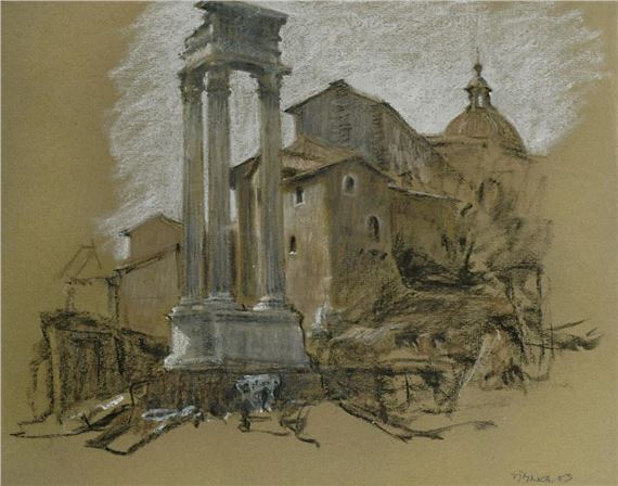 Carl Timner | Auf dem Forum Romanum | MutualArt
