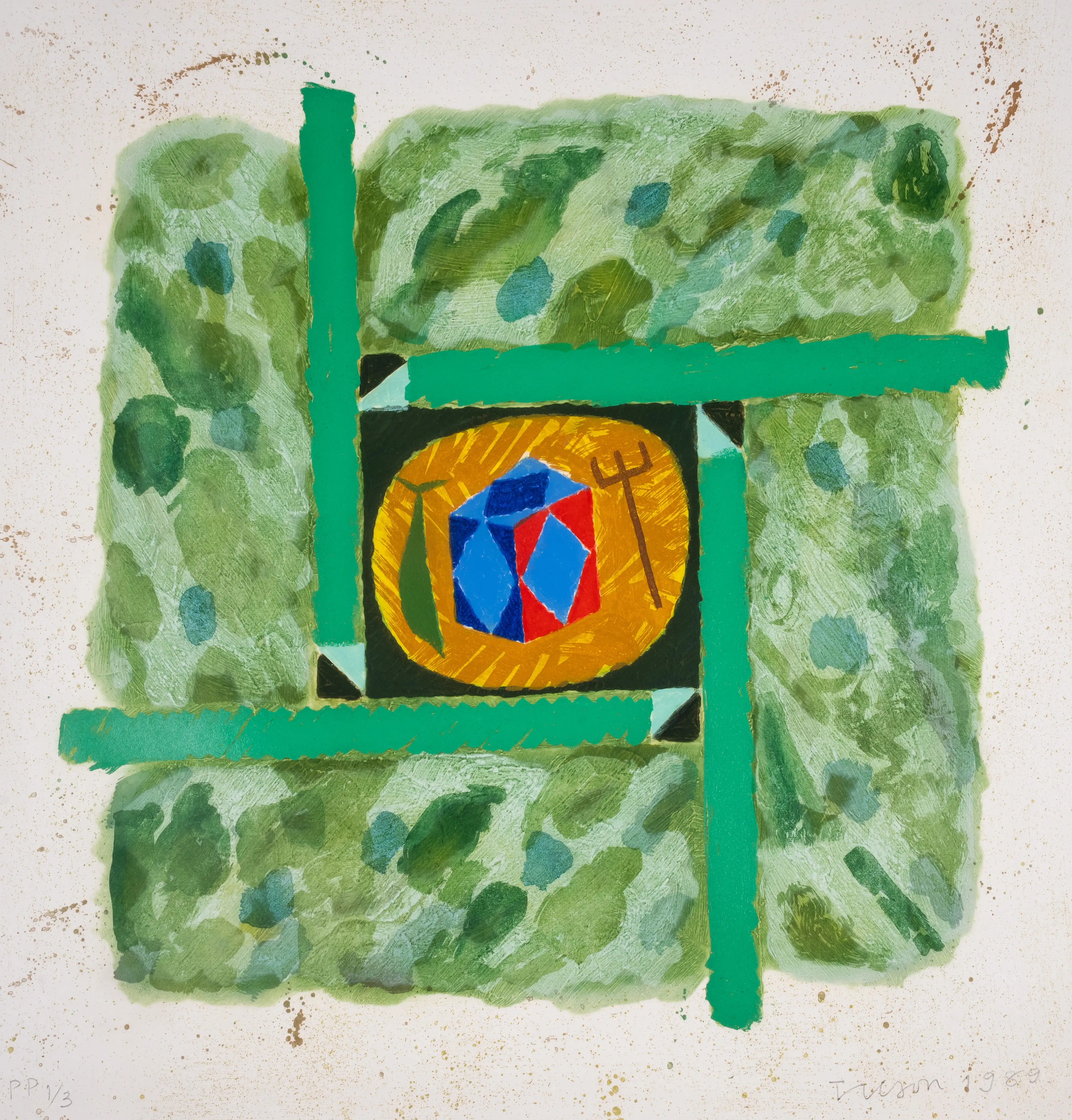 Joe Tilson | Liknon of Poseidon (1989) | MutualArt