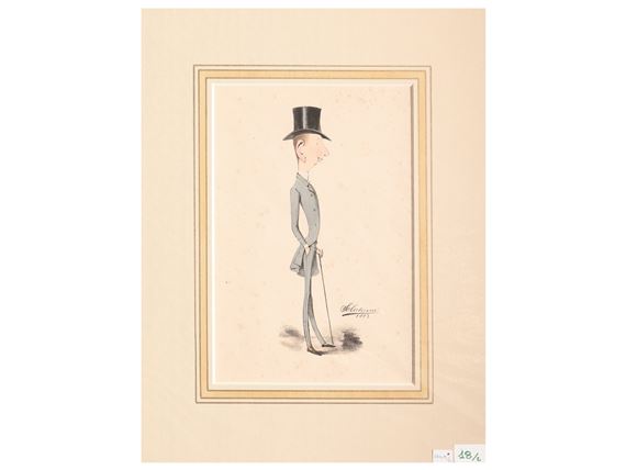 Mario Buonsollazzi | Caricatures of Neapolitan characters (Late 19th ...