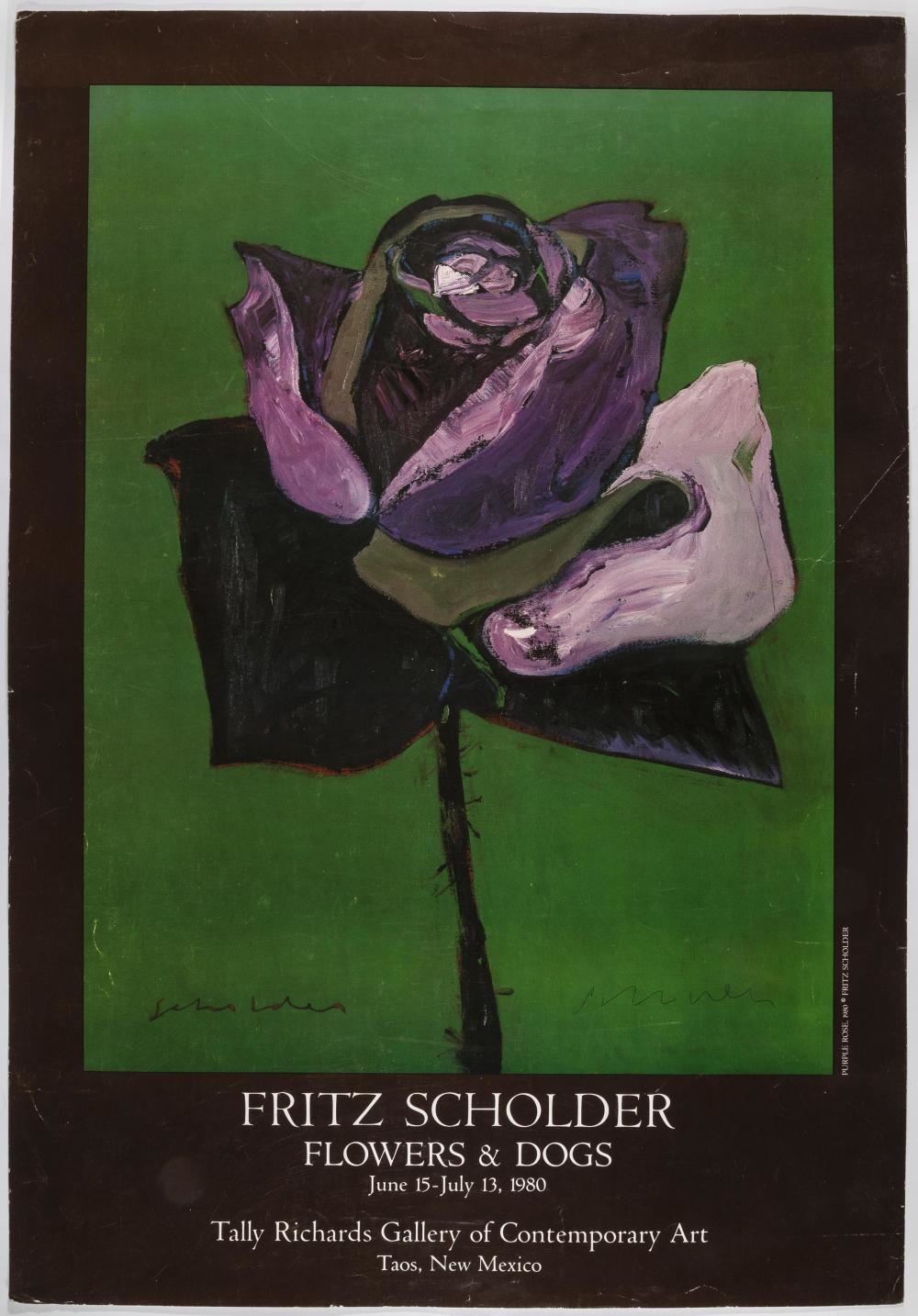 Fritz Scholder | Tally Richards Gallery Poster | MutualArt