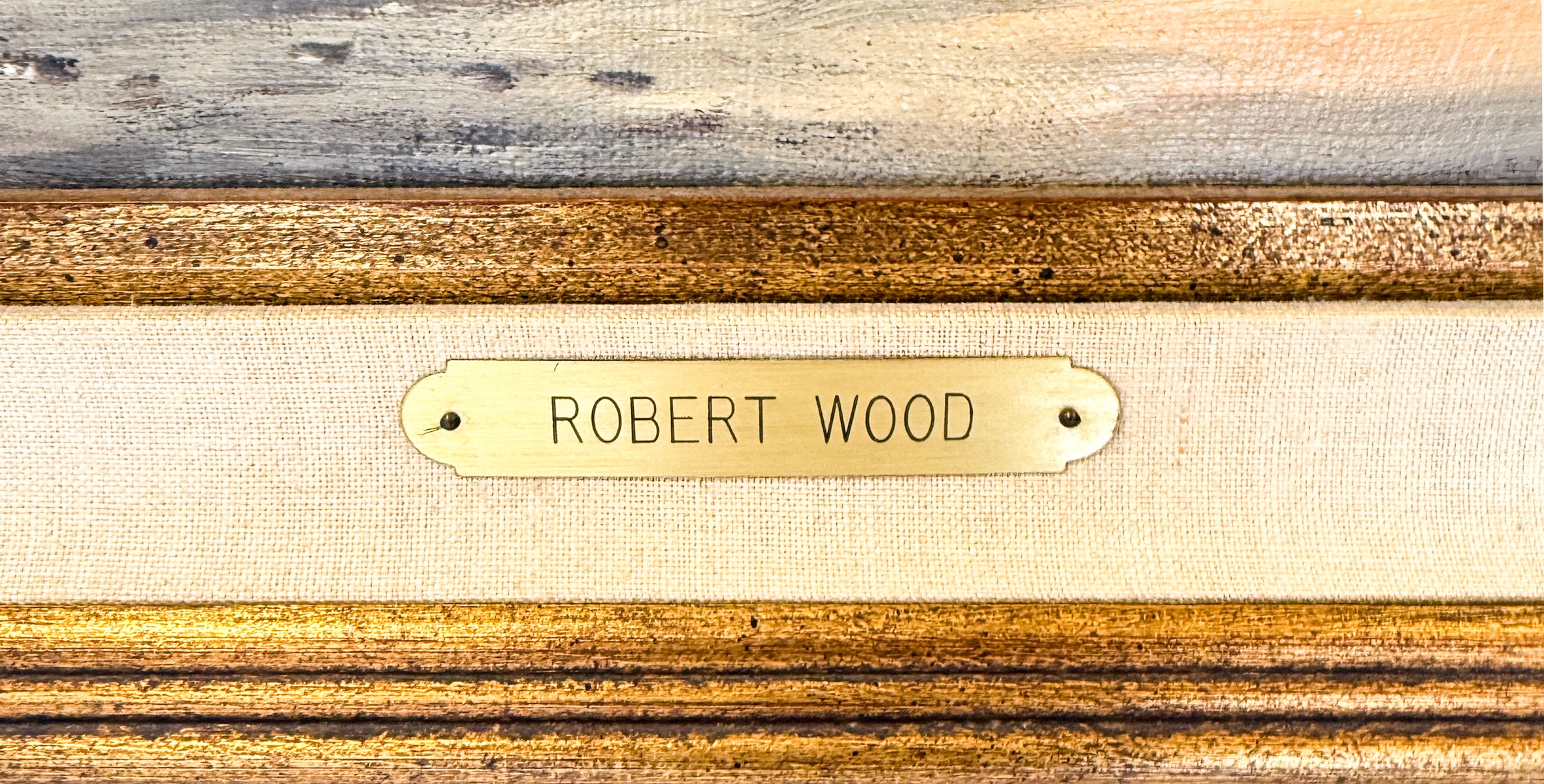 Robert W. Wood | Robert William Wood Large Oil on Canvas (1971) | MutualArt