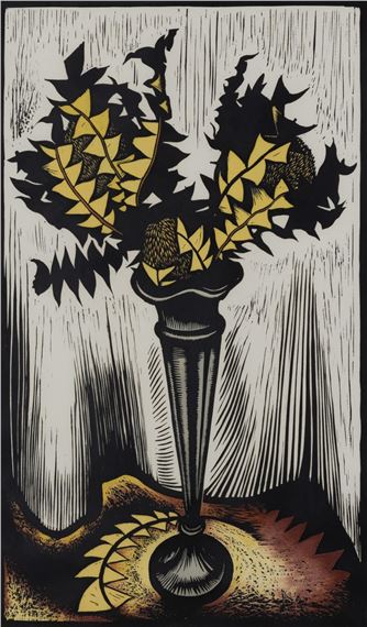 Bruce Goold | Currawong and Banksia (1986) | MutualArt