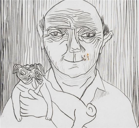 William Robinson | Pug Self Portrait 1991 (1991) | MutualArt