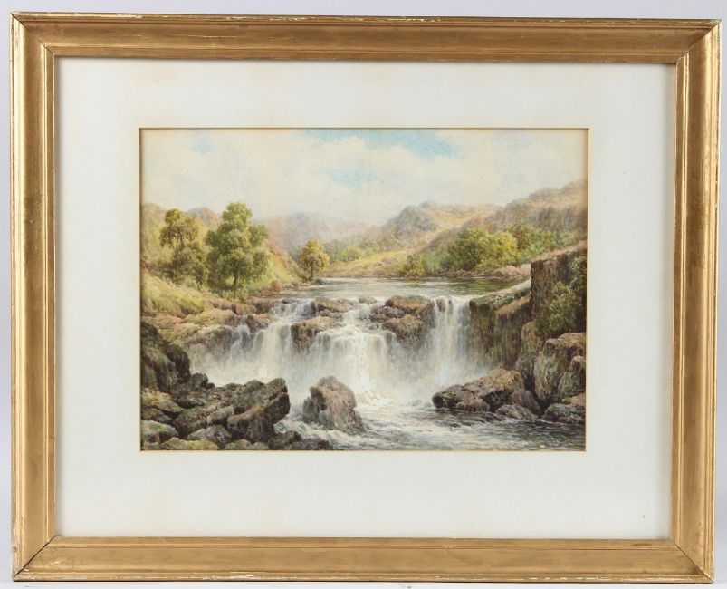 Charles A. Bool | Waterfalls in mountain landscapes | MutualArt
