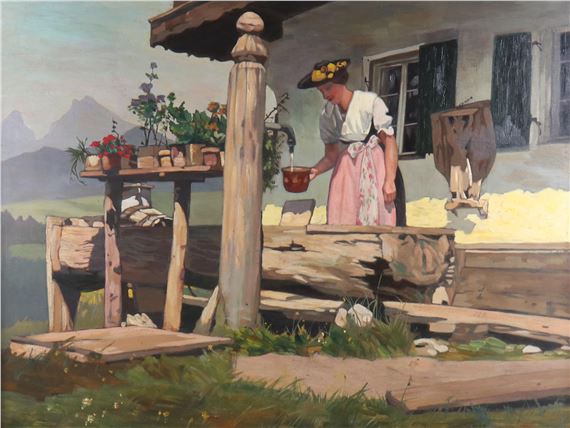 Hans Massmann | Am Hausbrunnen | MutualArt